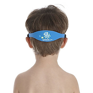 Speedo Blue Children's Sea Squad Mask Swim Goggles, Blue/Green, 2-6 years
