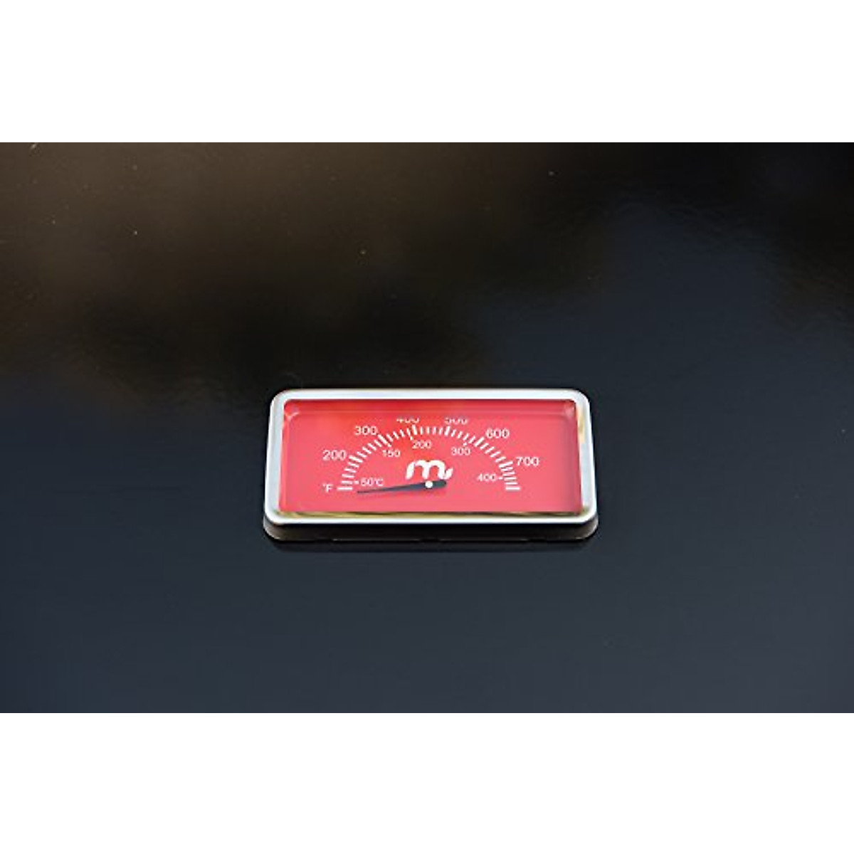 Megamaster 720-0982 5 Burner Propane Barbecue Gas Grill, Side Shelves with Hooks, for Outdoor Cooking, Patio, Garden Barbecue Grill, 50000 BTUs, Open Chart, Black