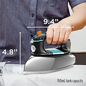 BLACK+DECKER Classic Steam Iron, F67E,White/Black,10.5" x 16.3" x 6.6"