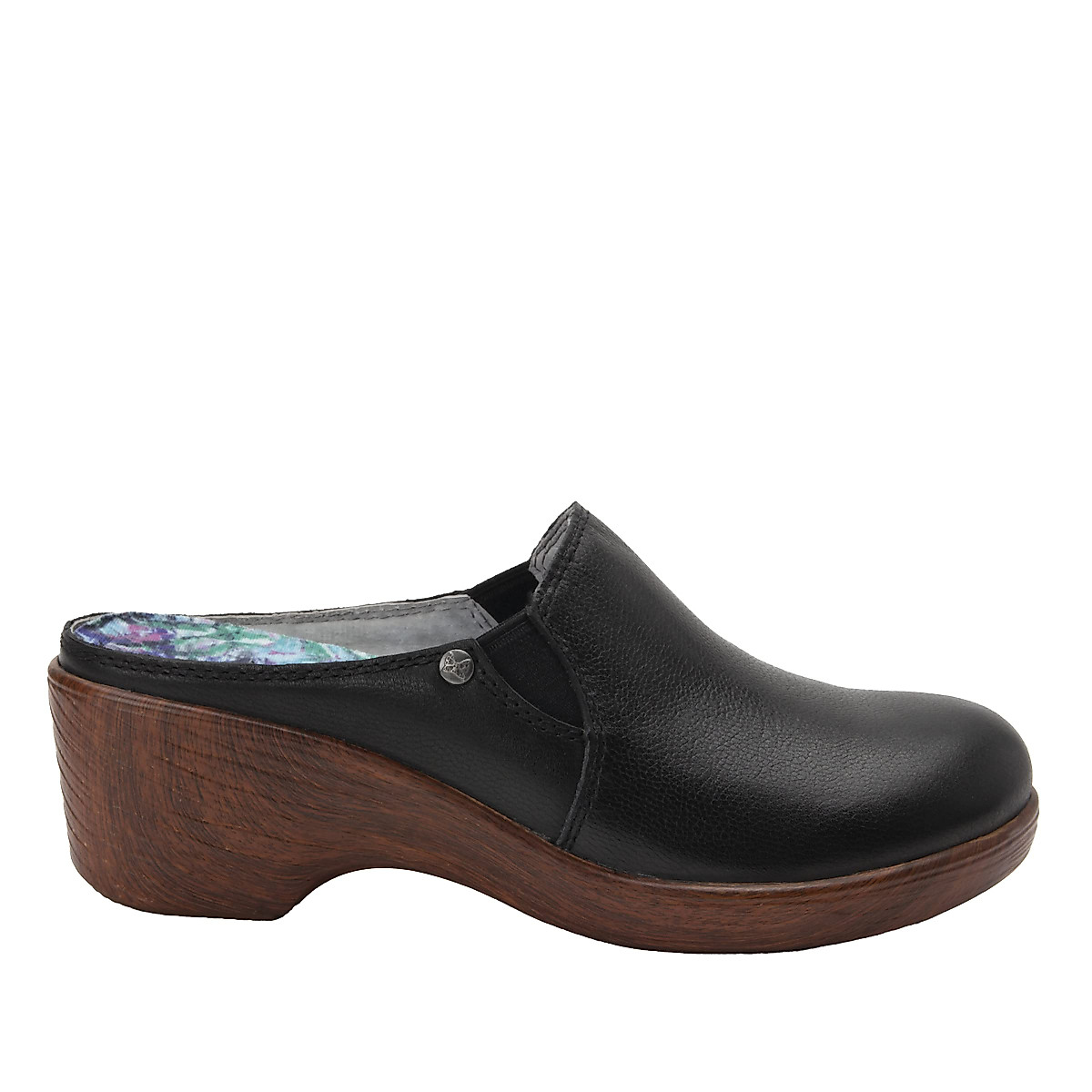 Alegria Women's Sereniti Obsidian Leather Clog 8 M US