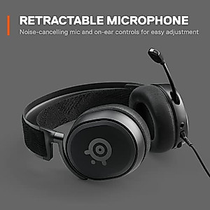 SteelSeries Arctis Prime - Competitive Gaming Headset - High Fidelity Audio Drivers - Multiplatform Compatibility (Renewed)