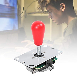 Classic Arcade Game DIY Parts, DIY Arcade Game 2xJoystick Set, USB Computer Chip Control Panel, 20xGamepad Button with Light Multiple Colour Kits for PS3/PC