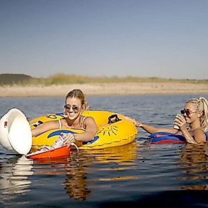 The Big Bobber Floating Cooler, Insulated to Keep up to 12 cans Cool All Day, Portable and Great for Fishing, Boating, and Pools.