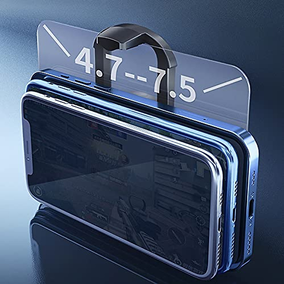 OCUhome Phone Cooler, Semi-Conductor Phone Radiator, SRQ Phone Cooler Lightweight Fast Cooling Super Silent Mini Practical Cellphone Cooling Back Clip for Gaming Phone White Charge