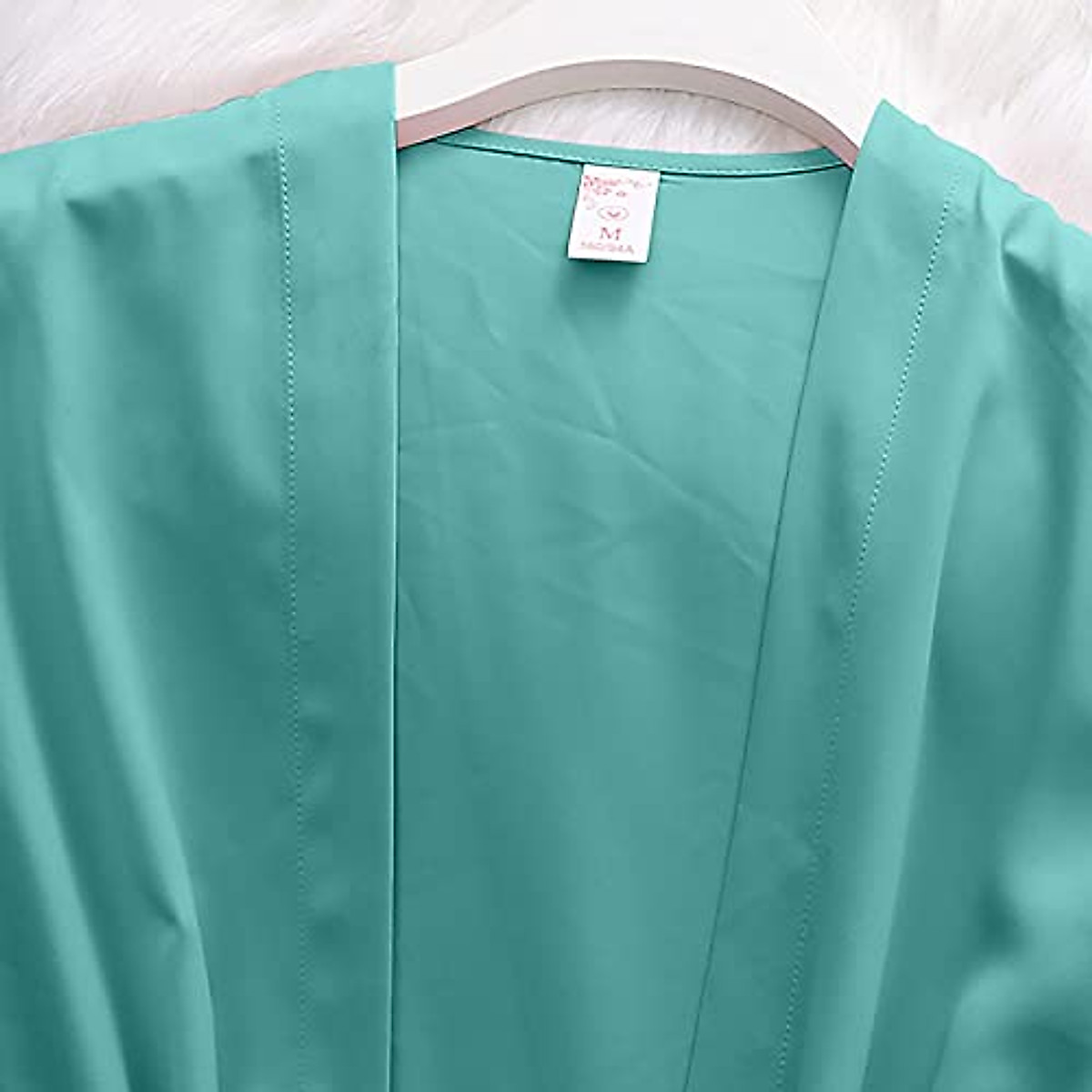 Pjs Nightwear Lace 5Pcs Pajama Women‘s Silky Set Sleepwear Sexy Set Pajama with 4 Piece Lingerie Set for (Green, L),Slips,green