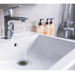 2pcs Mesh Bathroom Lavatory Sink Strainer, Stainless Steel Slop Basket Filter Trap, 2.25" Top / 1" Sink Strainer, Bathroom Wash Basin Balcony Drain Hole, Utility, Slop, Laundry, RV and Lavatory