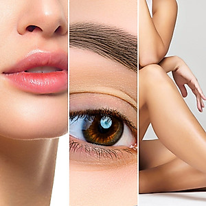 Glamlily 60-Pack Eyebrow Facial Razor for Women, Multipurpose Dermaplane Hair Remover Trimmer Tool, Colorful Shaving Tool Bulk Set, Disposable Self-Care (3 Colors, 6x1.4 In)