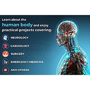 For Future Doctors Medical Kit and Online Training Course - Ideal for High School Students – Over 50 Practical Projects - Learn What Doctors Do Everyday - The Apprentice Doctor