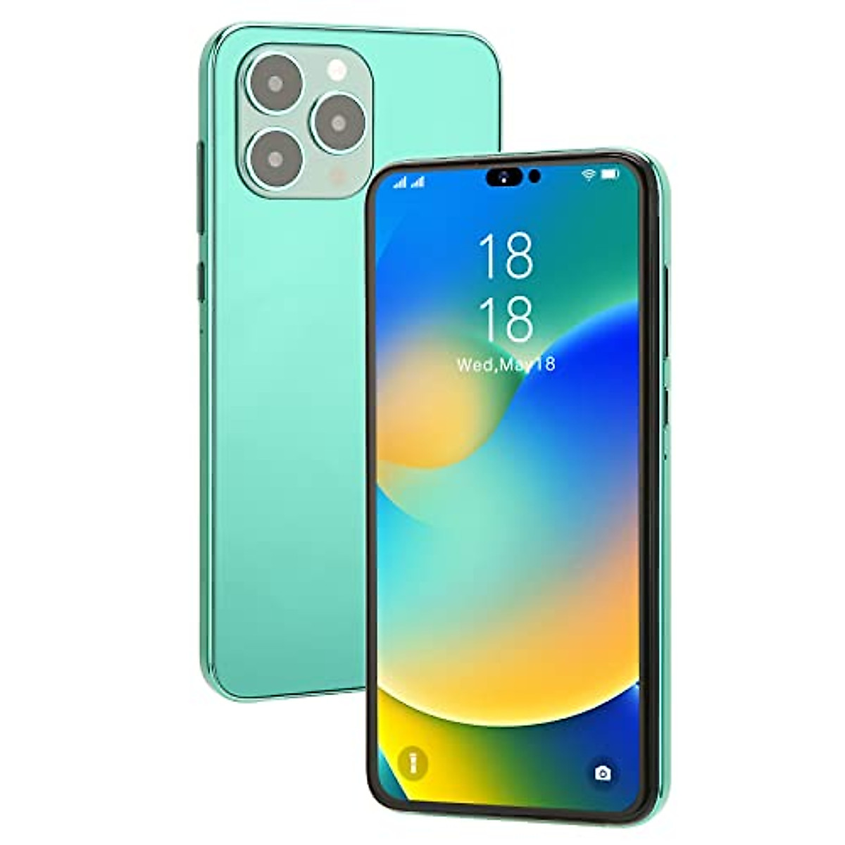 3G Unlocked Cellphone, 6.1 Inch HD Screen, Dual SIM Slots 3G Cellphone,2GB RAM 32GB ROM, Face ID Unlocked Mobile Phone for Android 10 4000mAh(Green)