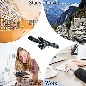 Digipartspower 5ft 3-Prong AC Power Cord Cable Lead US for Xbox One 1 Brick