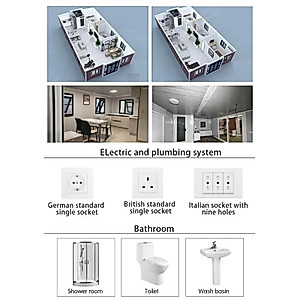 20ft 40ft Prefab Expandable Container Houses Prefabricated Foldable Expanding Container Homes Portable Tiny House 2 3 5 Bedroom