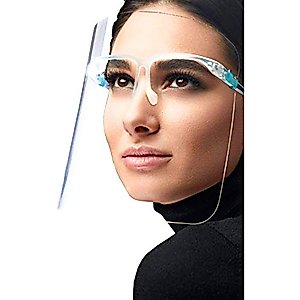 5PC Fashionable, Safe Face Shields For Everyday Use