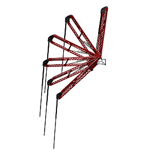 Minn Kota 1810622 Raptor Shallow Water Anchor with Active Anchoring, 8 ft, Red