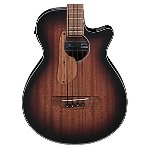 Ibanez AEGB24E Acoustic Electric Bass, Mahogany Sunburst Gloss