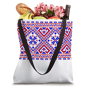 Thread Embroidery - Ancient Ukrainian Embroidered Tote Bag