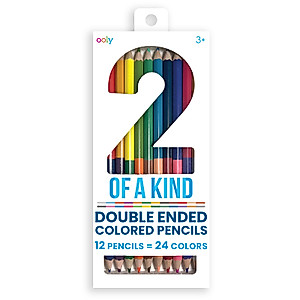 Ooly, UnMistakeAbles Erasable Colored Pencils, Stress and Mess Free Marker Pack You Can Erase, Drawing & Coloring Pencils for Kids and Adults, Colorful School Supplies for Arts and Crafts, Set of 12