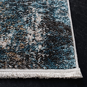 SAFAVIEH Shivan Collection 9' x 12' Ivory/Grey SHV742A Modern Abstract Non-Shedding Living Room Bedroom Dining Home Office Area Rug