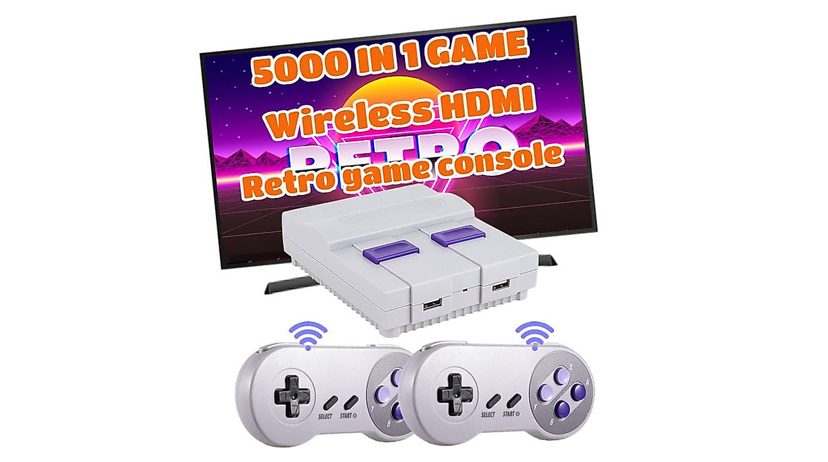 Super Classic Retro Game Console - Play 5000 Games