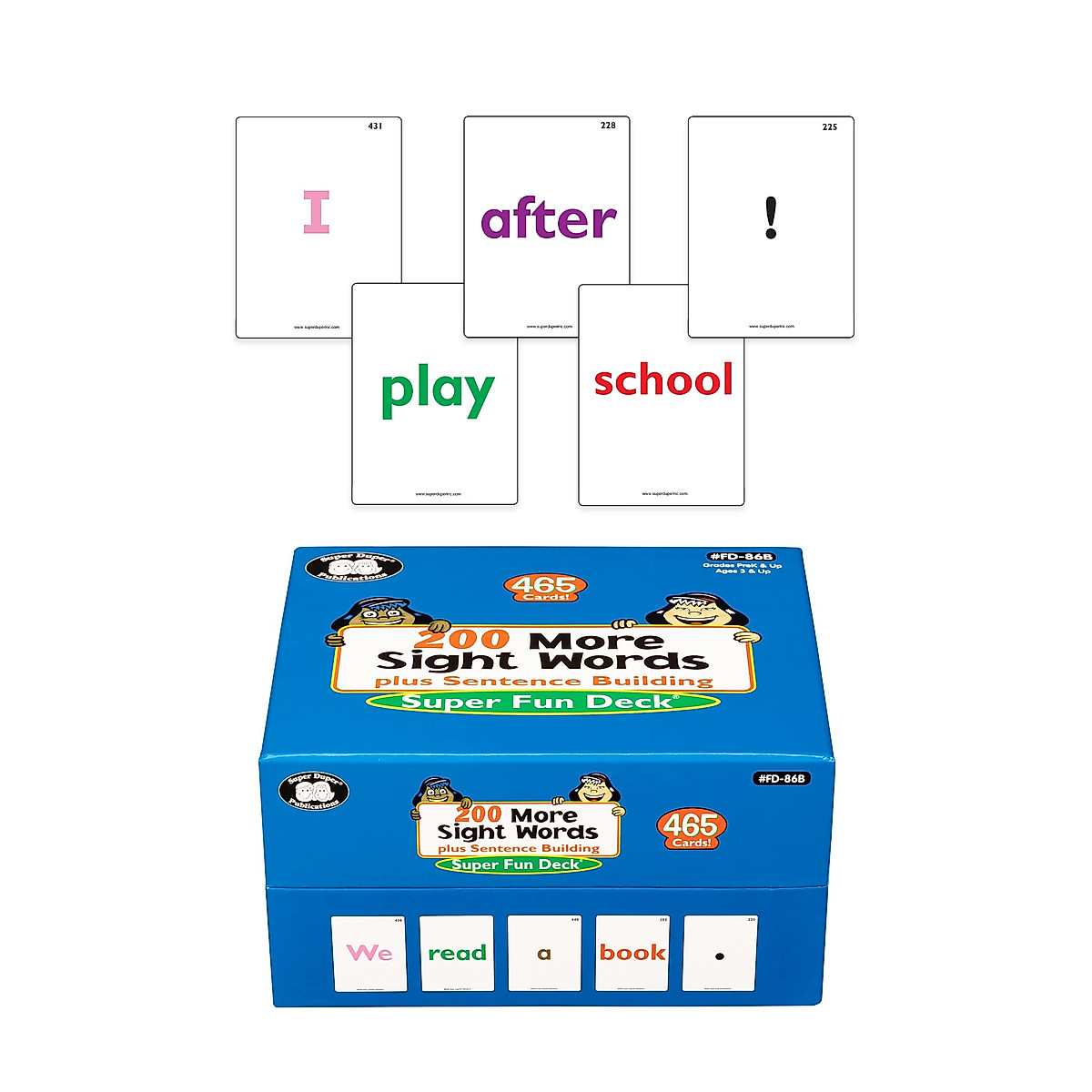 Super Duper Publications | Sight Words Plus Sentence Building Fun Deck Card Bundle | Educational Learning Resource for Children
