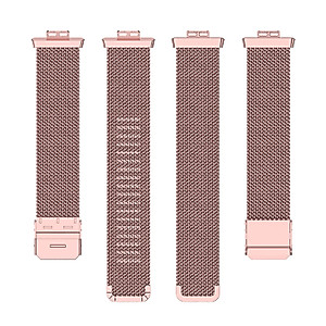 XINBOOBA Bands Compatible with Huawei watch Fit,Stainless Steel Replacement Watch Bands for Huawei watch Fit (TIA-B09/TIA-B19) Smart Watch