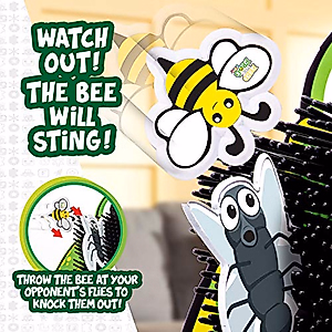 Franklin Sports Feed The Frog Kids Target Game - Fun Interactive Game for Indoor and Outdoor - Play with Friends and Family - Includes Frog Target, 3 Flies and 1 Bee