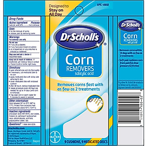 Dr. Scholl's Corn Removers Cushions & Medicated Discs - 9 ct, Pack of 6