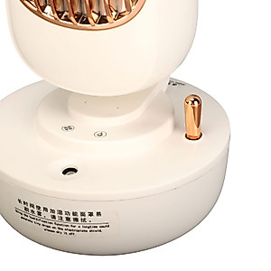 GLOGLOW Tower Fan with 220ml Water Tank Oscillating Tower Fan Small Quiet Fan with 3 Speeds 3 hrours Regular Long Spray, 6 hours Fixed Time Spray for Bedroom Office