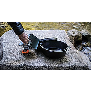 CampMaid Collapsible Charcoal Chimney Starter - Charcoal Starter for Portable Grills, Dutch Ovens, & Camping Stoves - Outdoor Cooking Tools & Accessories - Emergency Preparedness Camping Tool