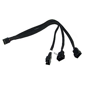 Phobya 3-Way PWM Splitter Cable (Power 3 PWM Fans from a Single Connection!)