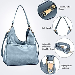 NUBILY Handbags For Women Leather Purses and Handbags Large Crossbody Bags with Adjustable Shoulder Strap