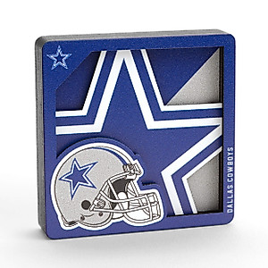 YouTheFan NFL Dallas Cowboys 3D Logo Series Magnets