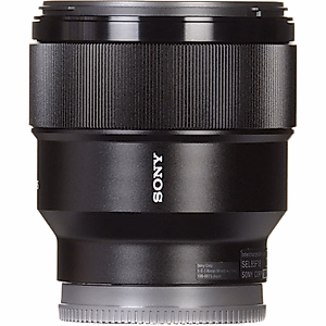 Sony FE 85mm f/1.8 Lens (SEL85F18/2) + Filter Kit + Lens Cap Keeper + Cleaning Kit + More (Renewed)