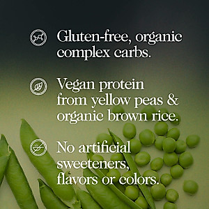 Naked Mass - Vanilla Vegan Weight Gainer - 8Lb Bulk, GMO Free, Gluten Free, Soy Free & Dairy Free. No Artificial Ingredients - 1,230 Calories - 11 Servings