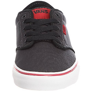 Vans Men's Atwood Textile Shoes 11 M, Black/Chili
