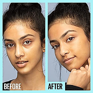 Maybelline Fit Me Matte + Poreless Mattifying Face Primer Makeup With Sunscreen, Broad Spectrum SPF 20, 16HR Wear, Shine Control, Clear, 1 Count