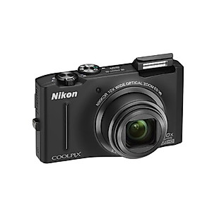 Nikon Coolpix S8100 12.1 MP CMOS Digital Camera with 10x Optical Zoom-Nikkor ED Lens and 3.0-Inch LCD (Black)