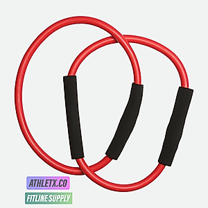 Barre Double Tube - Red Resistance Band - ATHLETX.CO