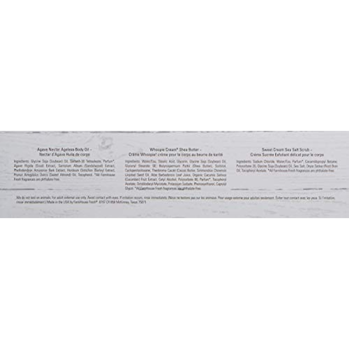 FarmHouse Fresh Sweeping Softness 3-Step Body Sampler, 3 Count