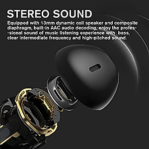 iKF Find Air4 Wireless Earbuds Bluetooth 5.2 Headphones with Charging Case Stereo Sound Touch Control Waterproof Built-in mic in-Ear Earphones 25-30 Hours for Sport Compatible iOS/Android White…