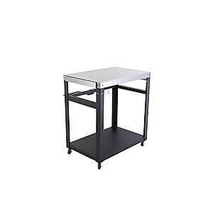 Erupta Movable Dinning cart Table, Kitchen Storage cart,Grill Table,Commercial Multifunctional Stainless Steel 20" x 30" Food prep & Work Table with 4 Wheels Indoor and Outdoor¡­