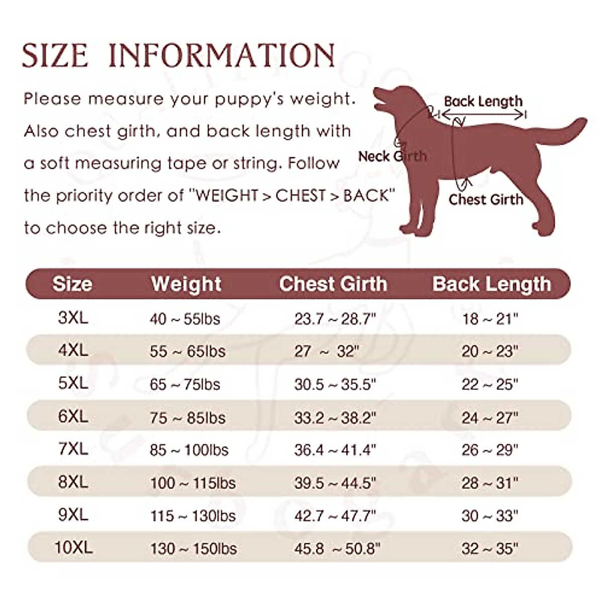 100% Cotton Striped Dog Shirt for Large Dogs, Stretchy Breathable Sleeveless Dog Clothes for Large Dogs, Surbogart by Xobberny Soft Lightweight Cool Pet T Shirt, Golden, 8X-Large