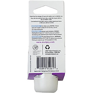 Sculpey Oven Bake Clay Adhesive, Non Toxic, 2 fl oz. bottle with precise flow twist cap. Great for gluing polymer clay to itself and porous surfaces.