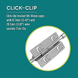 Hari Vision Compact Cage Lamp Fixture, Bird Cage Lighting Accessory, Polished Aluminum