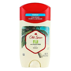 Old Spice Invisible Solid Antiperspirant Deodorant for Men Fiji with Palm Tree Scent Inspired by Nature, 2.25 oz