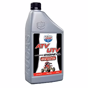 Lucas Oil 10720 Semi-Synthetic SAE 10W-40 ATV Engine Oil - 1 Quart