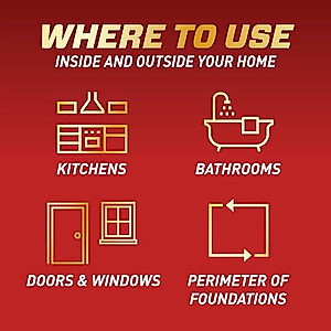 Ortho Home Defense Insect Killer for Indoor & Perimeter2 with Comfort Wand, Controls Ants, Roaches, Spiders, and More, 1 gal.