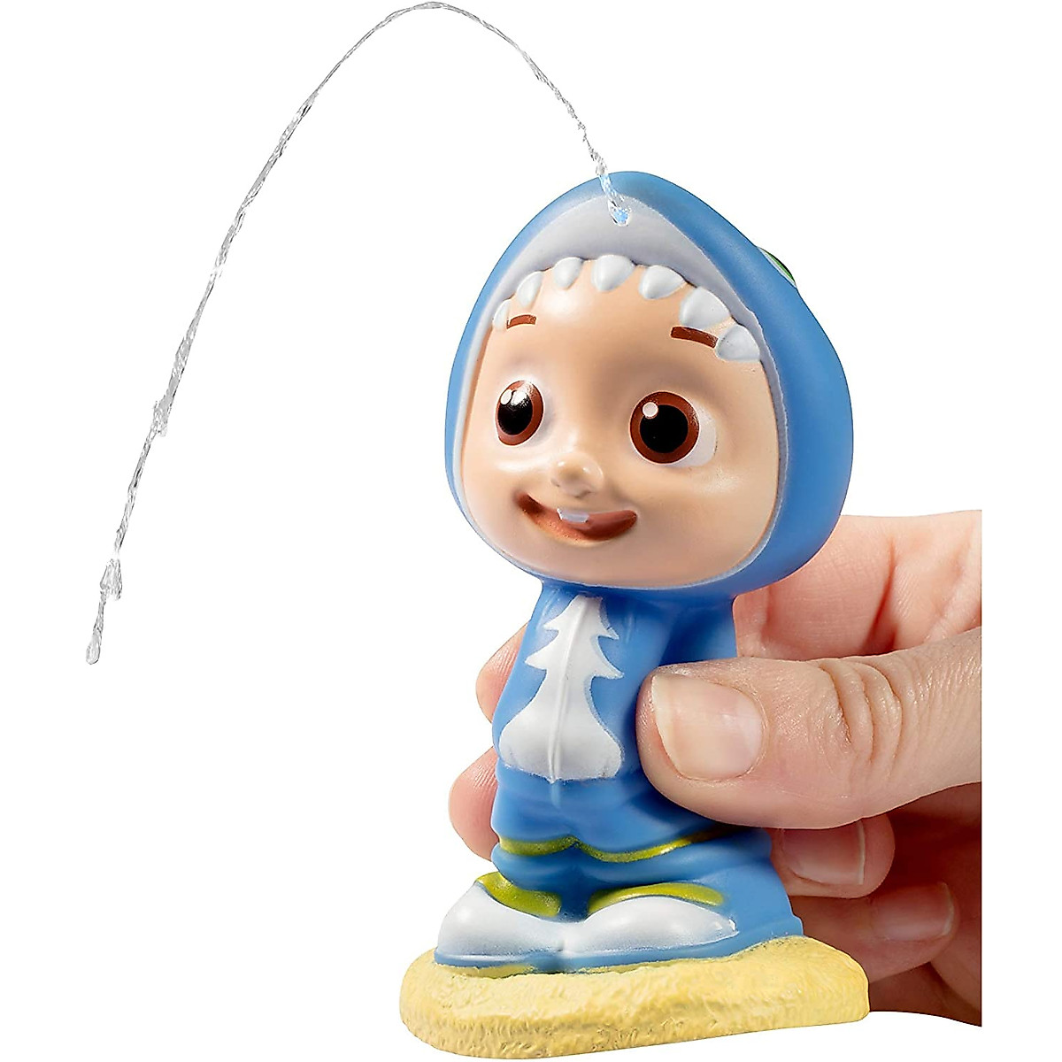 CoComelon Water Squirter Toys for Pool & Bath, 6-Pack - Officially Licensed - JJ, Baby Shark, Turtle, Fish Figure Playset - Easter Basket Stuffer Gift for Toddlers, Preschoolers, Kids - 18mo+