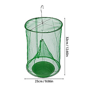 Fly Refill 4 Pack Fly Outdoor Hanging,Ranch Fly,Fly for Outdoor Garden,Farm, Yard Fudge Flies (A, One Size)
