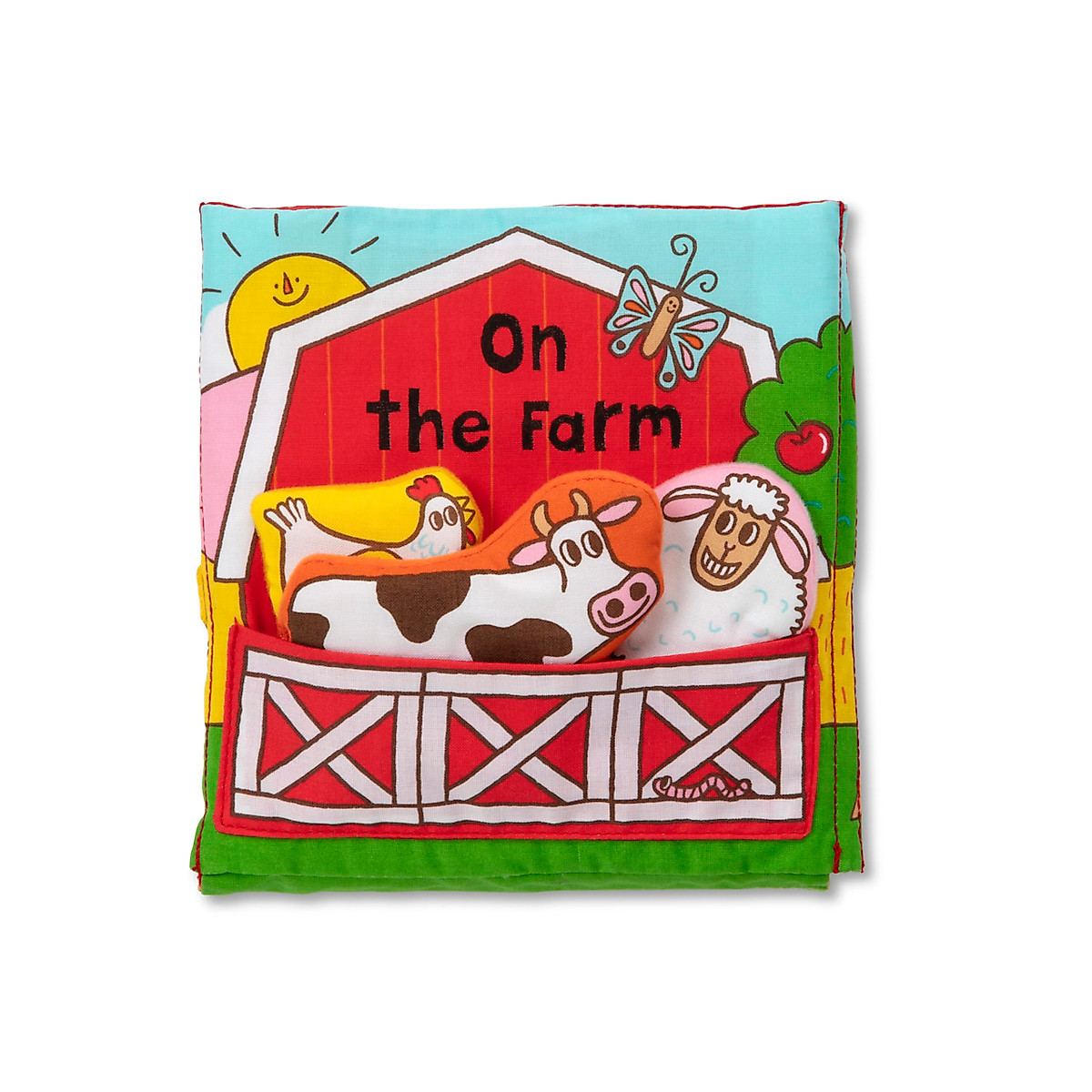 Melissa & Doug K’s Kids On The Farm 8-Page Soft Activity Book for Babies and Toddlers