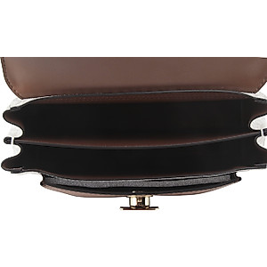 Lita Medium Two-Tone Logo Crossbody Bag